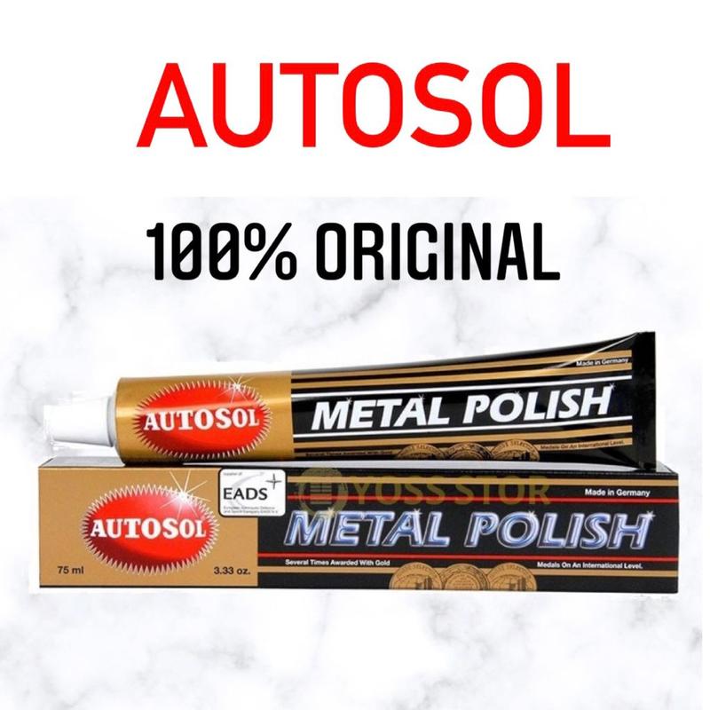 Autosol 75 Gram - 75G Metal Rust Remover Chrome Cleaner Cuci - TikTok ...