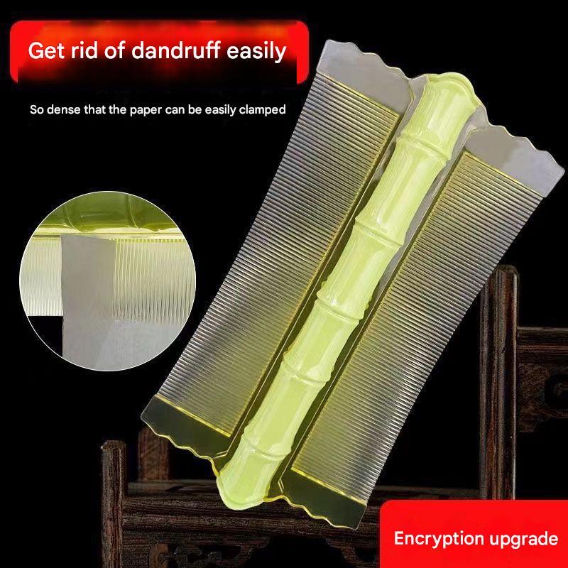 Dandruff Removal Comb for Children, Fine Lice Comb, Scalp Lice ...