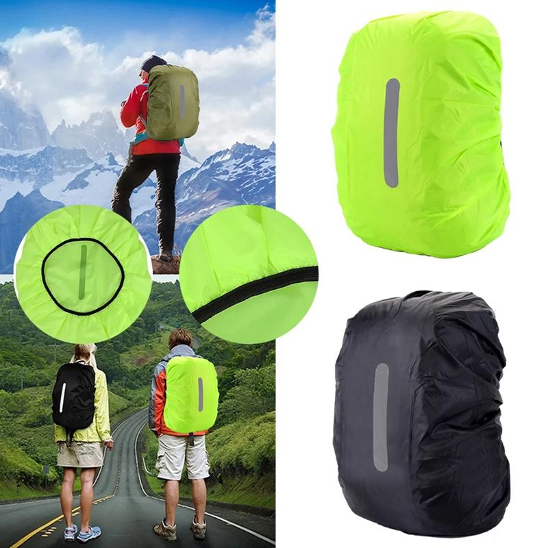 Outdoor backpack rain cover Outdoor night safety reflective rain ...