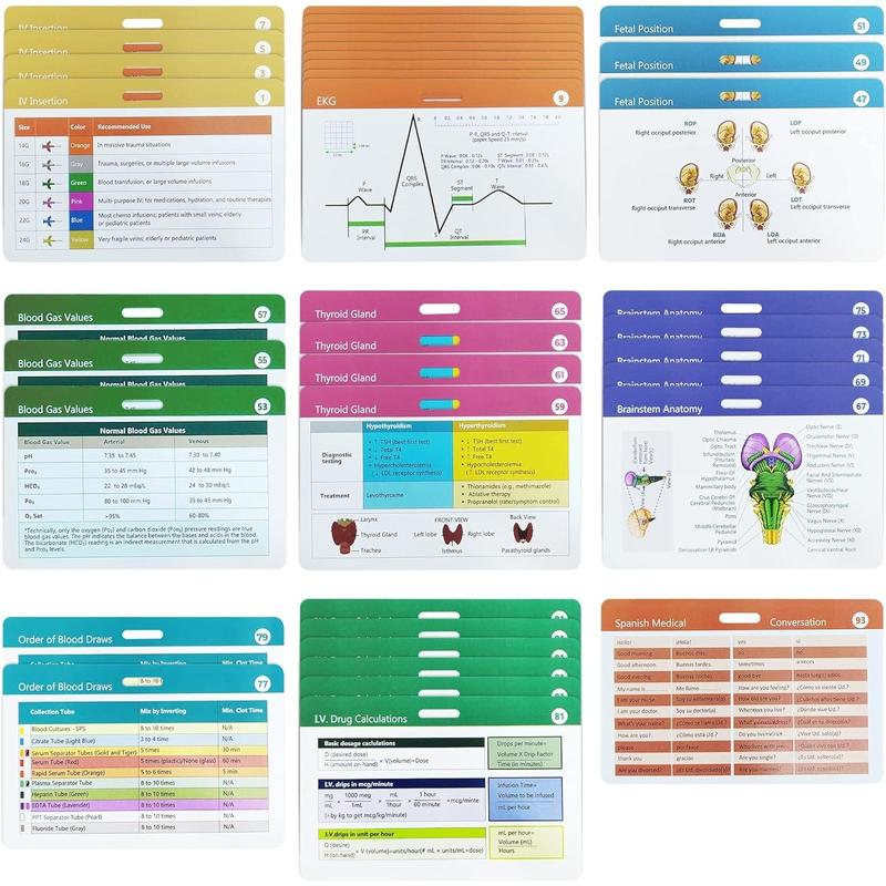 49 Badge Reference Cards, School Essentials for Students, Bonus ...