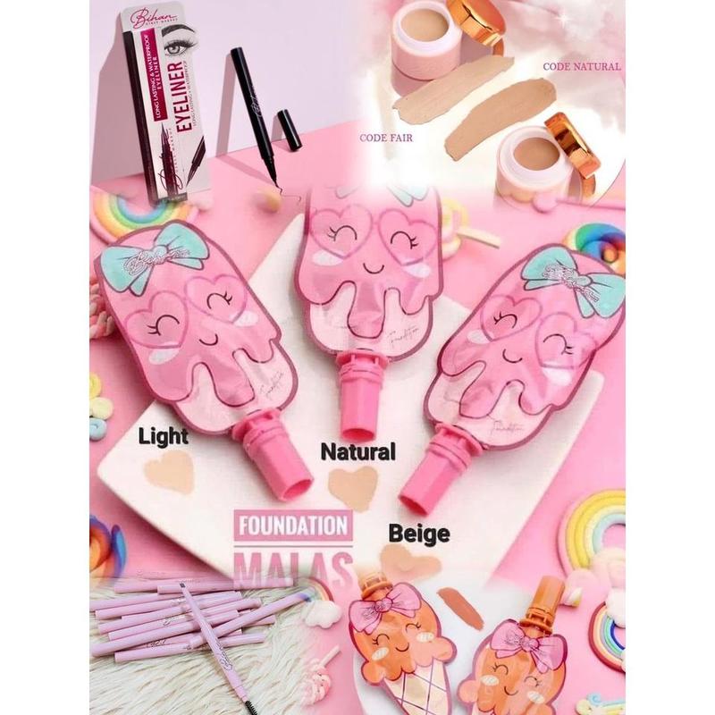 BIHAN GIRLY MAKEUP BIHAN FOUNDATION MALAS / CORRECTOR OREN / - TikTok ...