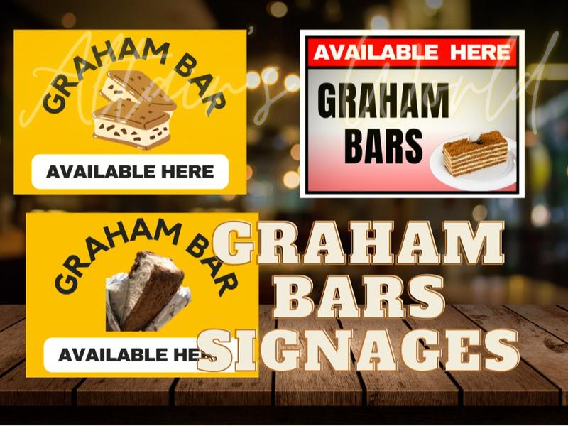 AW Graham Bar Meryenda Business Signage - Store Signage - Graham ...