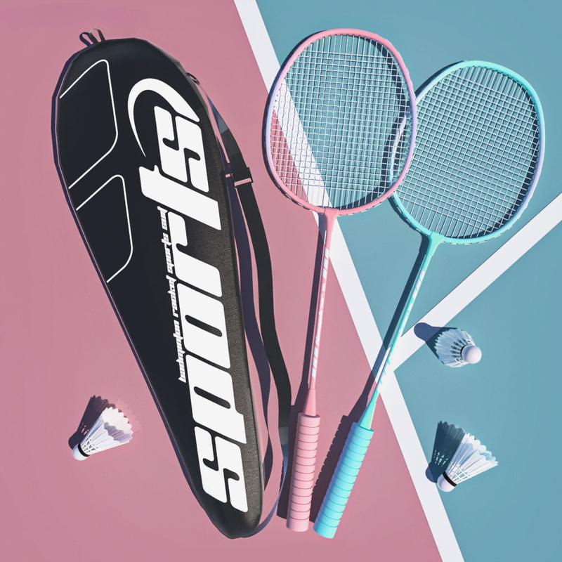Raket Badminton Profesional, Set 2PCS, dengan Shuttlecock da - TikTok ...