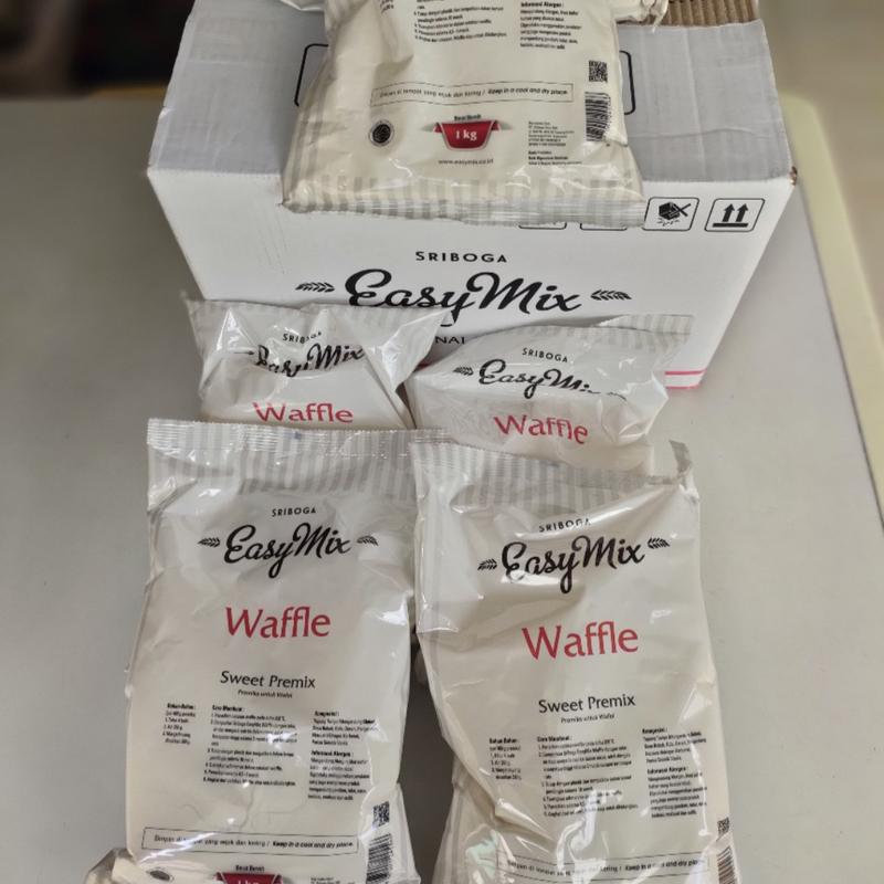Sriboga Easy Mix Waffle 1 Kg Tepung Premix Waffle Instant Halal - Shop ...
