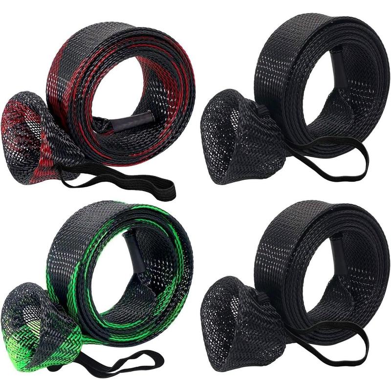 Fishing Rod Cover, 4 Count Sleeve Sock Fishing Rod Glove Protector ...