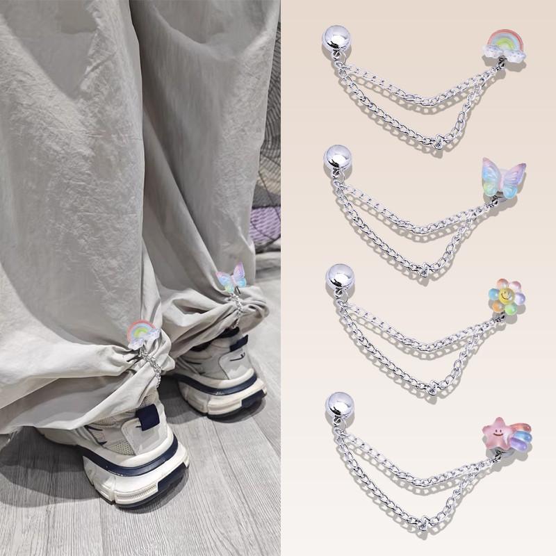 Clothes Long and Short Artifact Pants Legs Anti-smoothing Edge - TikTok ...