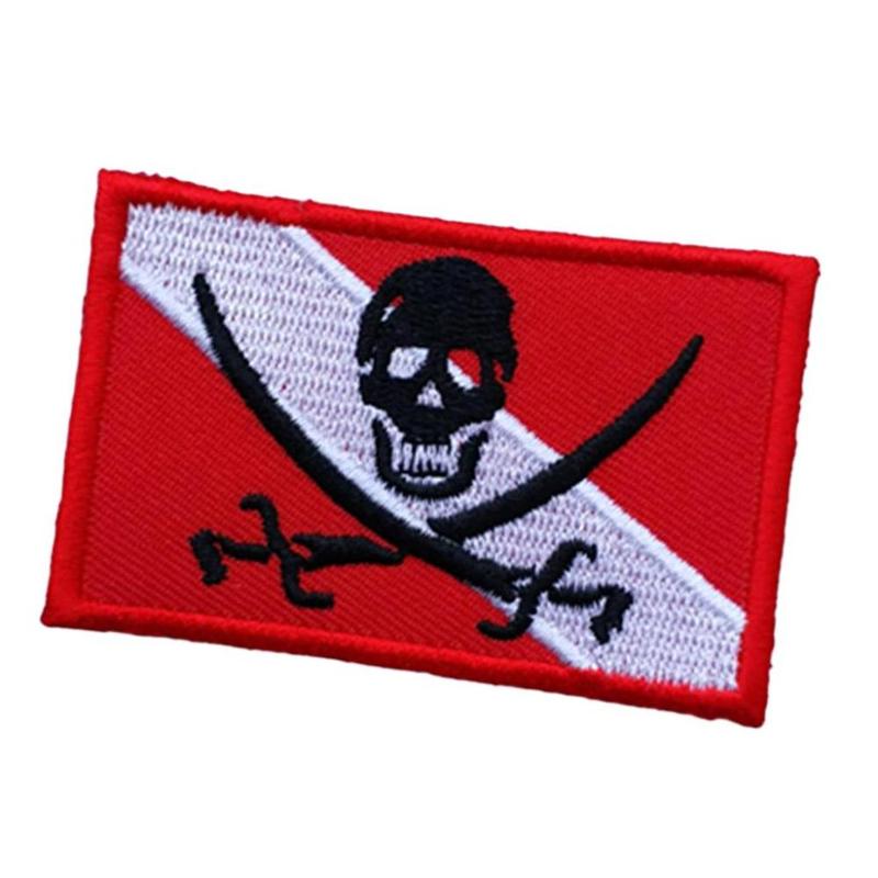 Diver Down Pirate Flag Patch Patches Backpack Scuba - TikTok Shop Philippines