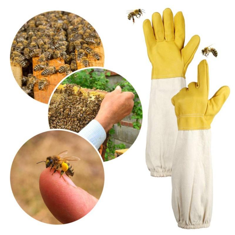 1 Pair Safe Professional Beekeeping Gloves Anti-bee Apiculture - TikTok ...