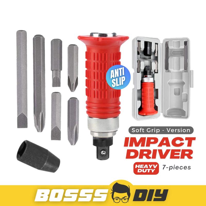Q.NENG 2001 7PCS Impact Driver Drill Screw Extractor Screwdriver ...