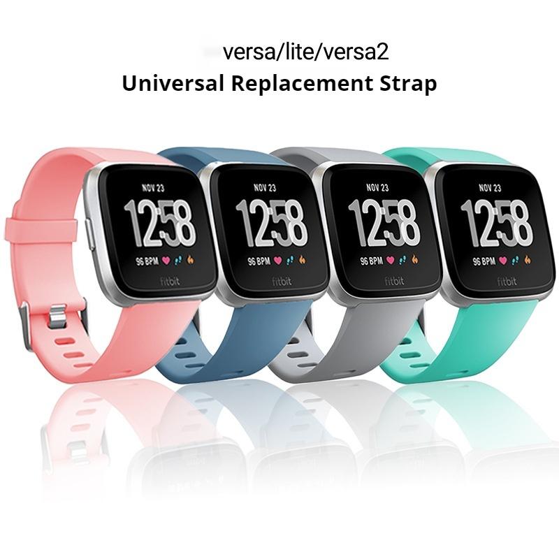Tali Jam Tangan Pintar, Untuk Fitbit Versa Lite / Versa2, Bahan ...