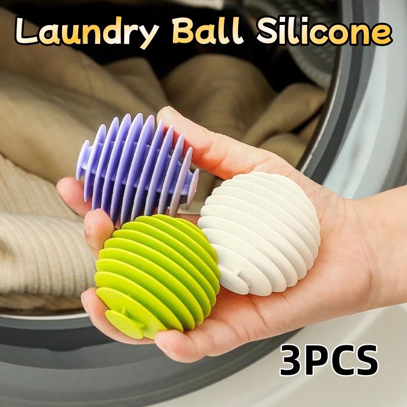 Vinnatsu 3PCS Silicone Laundry Ball Anti-Entanglement Laundry/ Ball ...