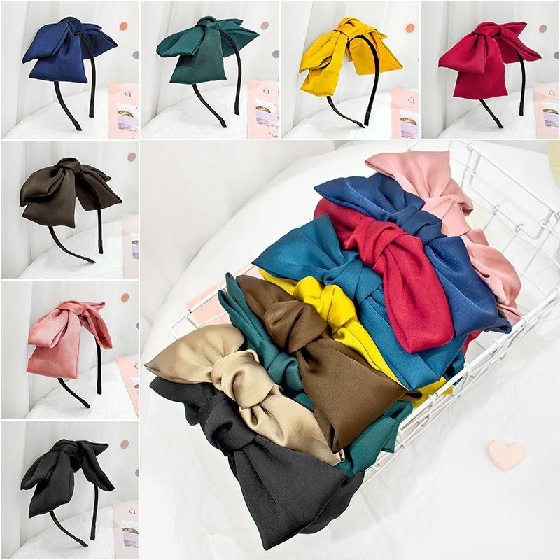 Big Ribbon Hairband Chiffon Colourful Bow Knot - TikTok Shop Malaysia