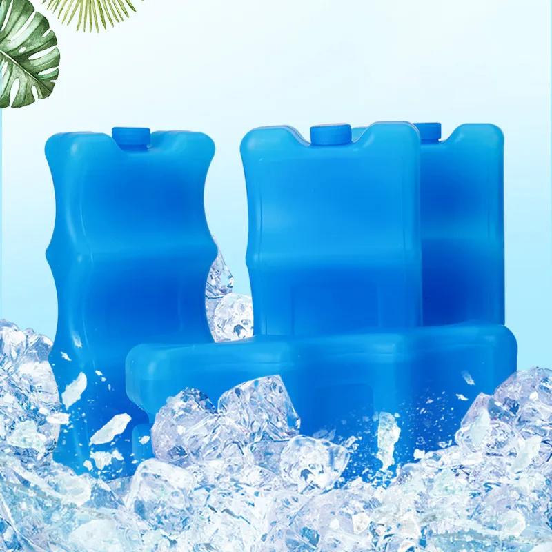 600ml Blue Gel Freezer Ice Blocks Reusable Cool Cooler Pack Bag ...