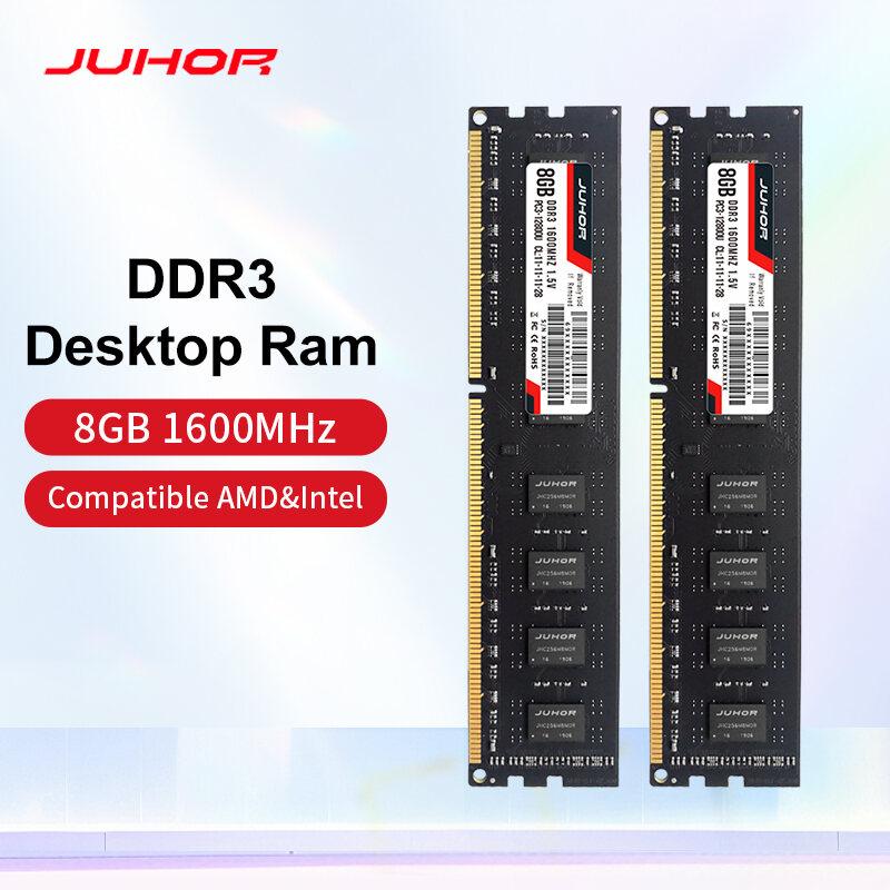 JUHOR Factory Wholesale Ram DDR3 8GB 1600MHz Desktop Dimm Memoria ...