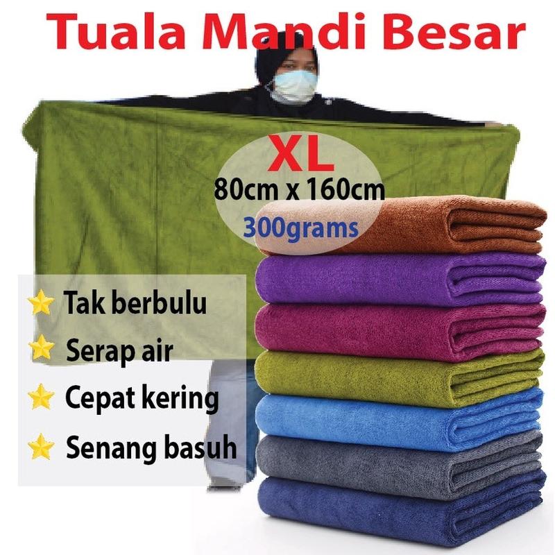 [READY STOCK ]Tuala Mandi besar dewasa janji 100% Serap Air tuala ...