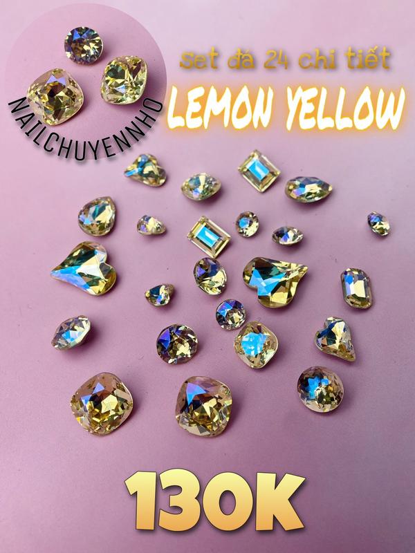 Set Đá Cao Cấp Vàng Chanh 7 Màu Đồ Nail Nữ - TikTok Shop Vietnam