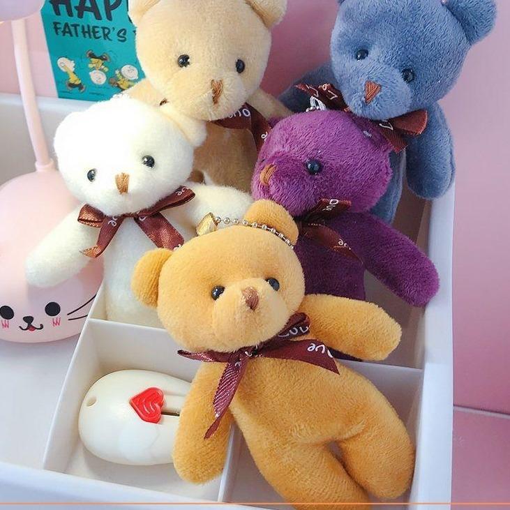 12cm Patung Beruang Hiasan Mainan Hadiah Ulang Tahun Pernikahan ...