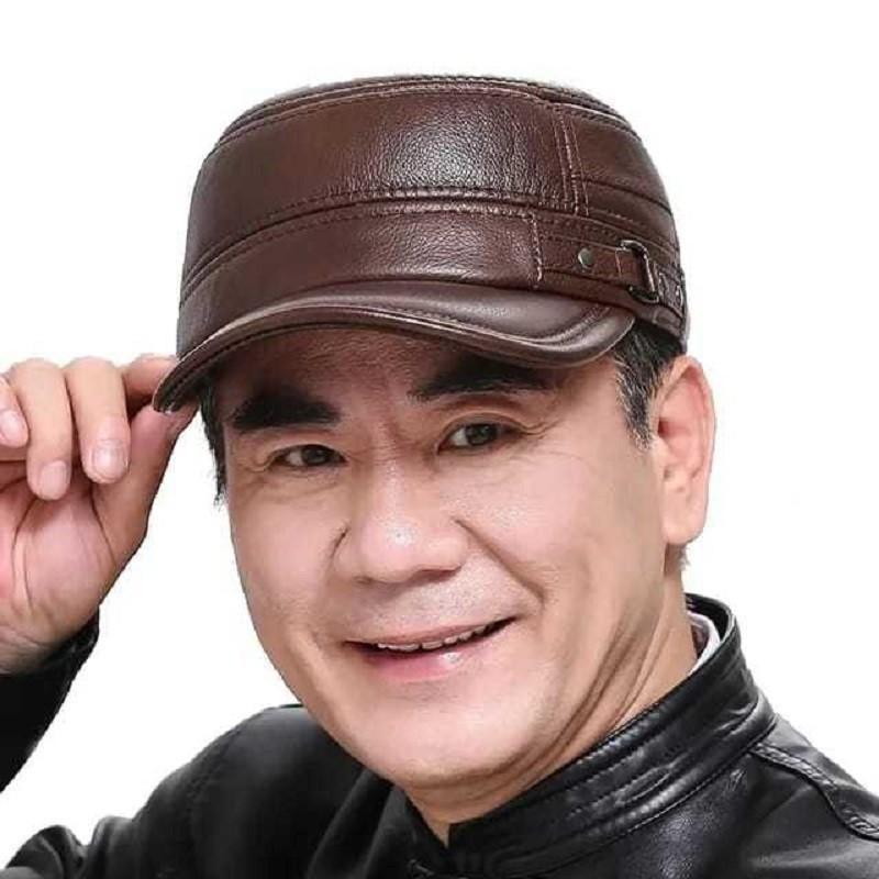 TOPI PRIA KULIT ASLI TOPI KOMANDO TERLARIS Minsun.ID - Shop | Tokopedia