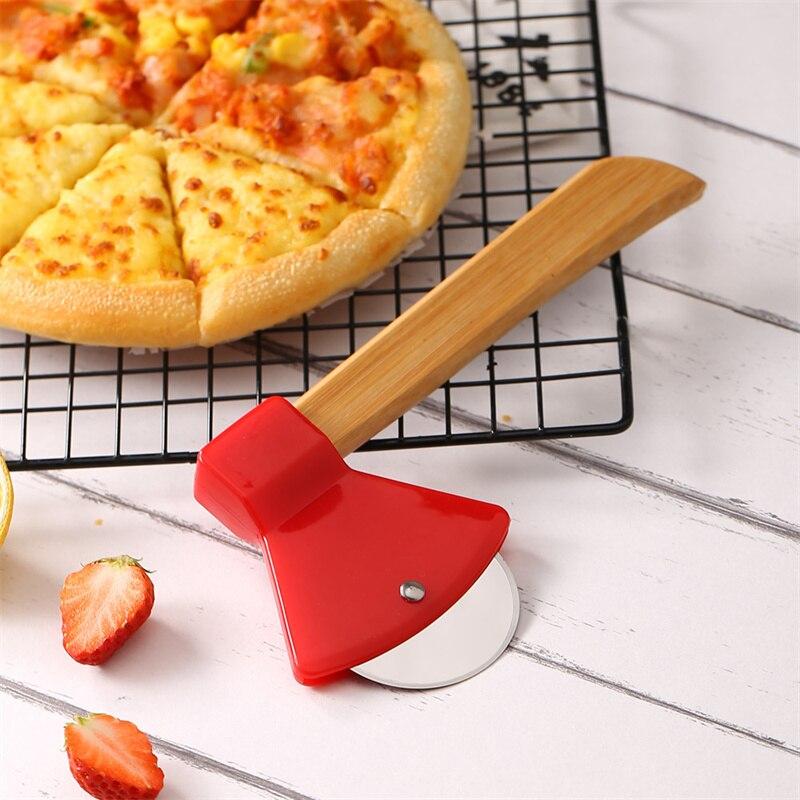 1Pcs Pizza Cutter Wheel, Axe Shaped Stainless Steel Pizza Knife ...