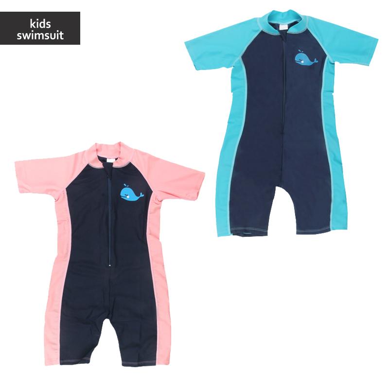 Rash Guard Short Sleeve Swimsuit Zipper Cartoon Unicorn Boys - TikTok ...
