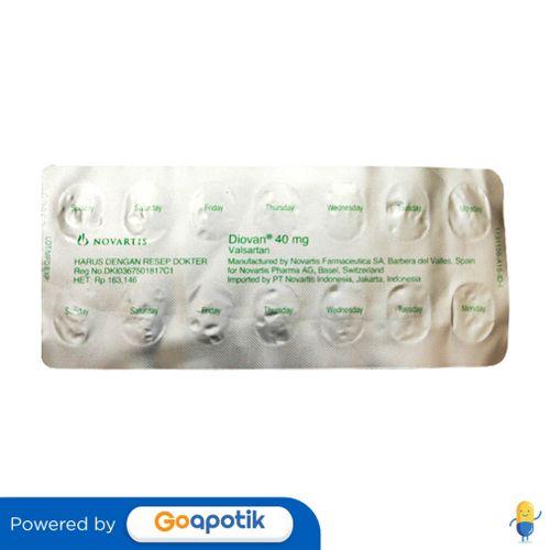 Jual DIOVAN 40 MG BLISTER 14 TABLET - Kota Bandung - Apotek ...