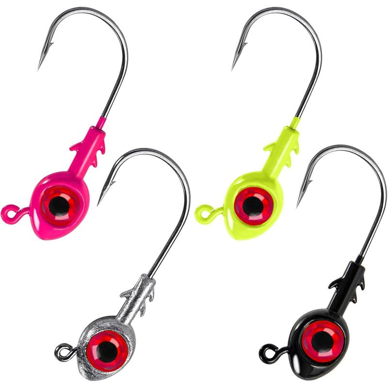 10 Pack Fishing Jig Heads, Saltwater Swimbait Jig Heads for Bass ...