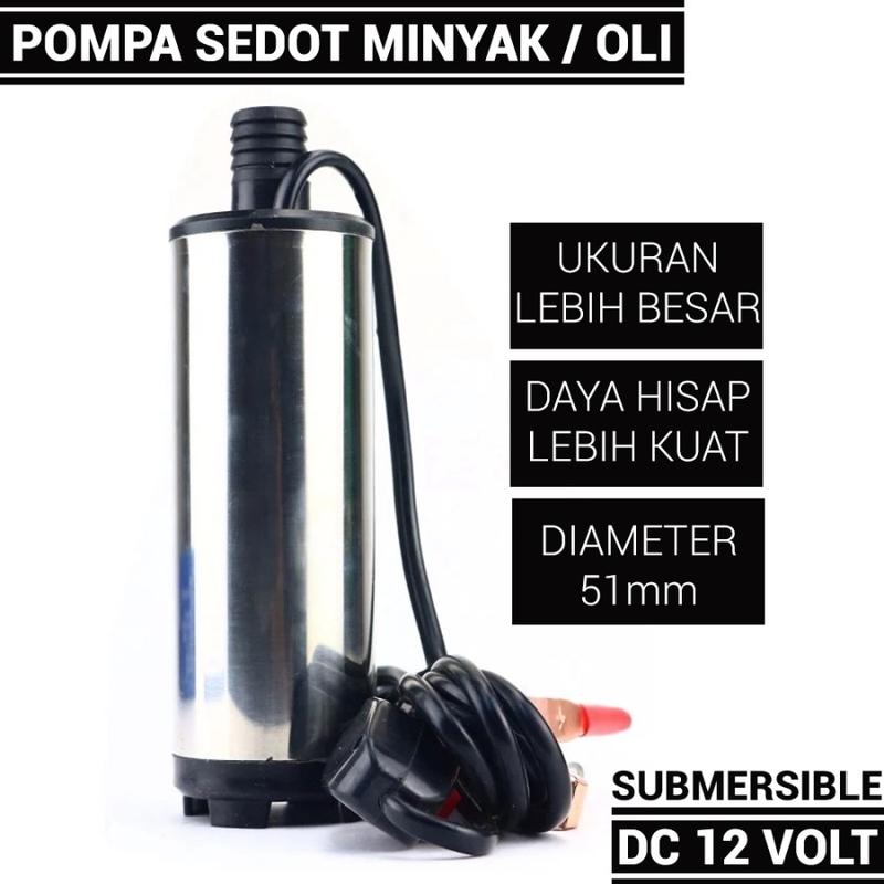 Pompa DC 12 Volt Untuk Sedot Solar Ukuran Besar - Shop | Tokopedia
