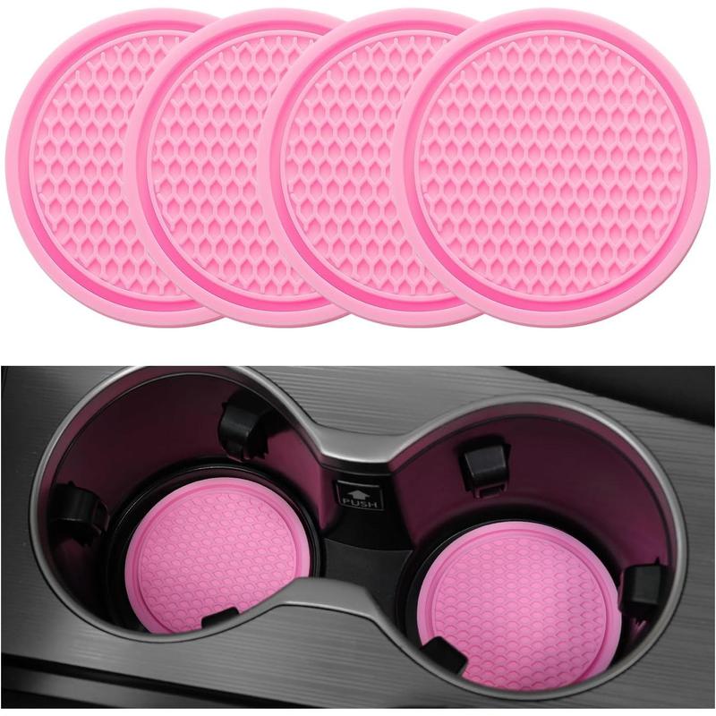 Car Cup Coaster, 4countS Universal Non-Slip Cup Holders Embedded ...