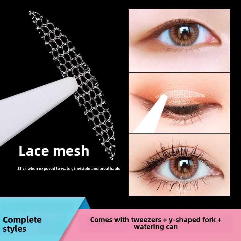 Sticky Lace Double Eyelid Stickers Glue-Free Seamless Long-Lasting ...