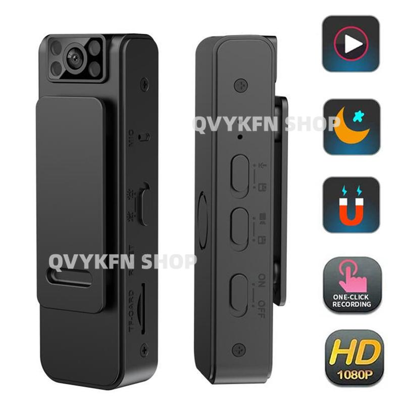 Kamera Badan Mini, L8, HD 1080P, DV Rumah, Perakam Video Magnetik ...