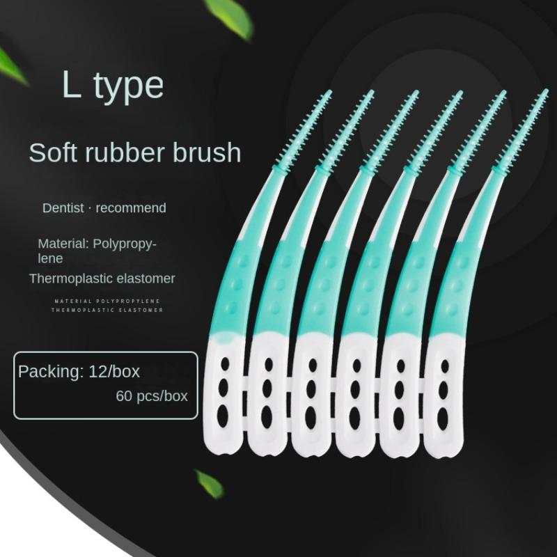 12/60PCS Interdental Brush Wire Orthodontic Interdental Brus - TikTok ...