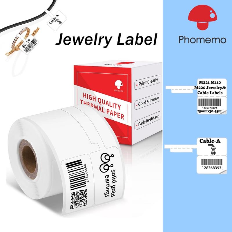 Jewelry Labels For Phomemo M110/M120/M200/M220/M221 Printer - TikTok ...