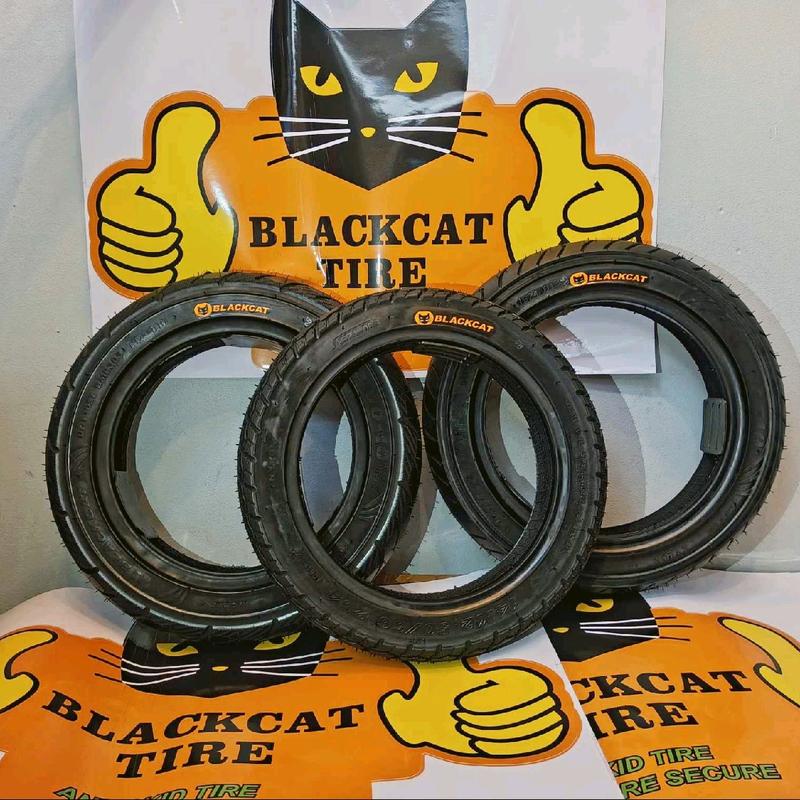 Budget E Bike tire, TUBELESS Black Cat tire exterior, Anti skid ...