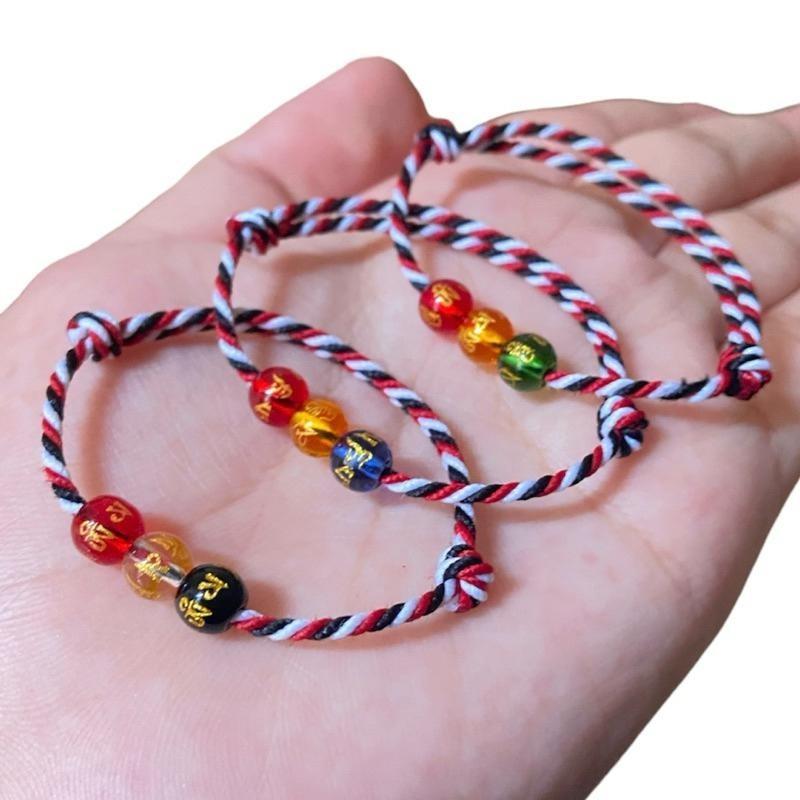Gelang Tridatu Tibet Bayi 3 Kristal Tali Premium Asli Bali Bracelets ...