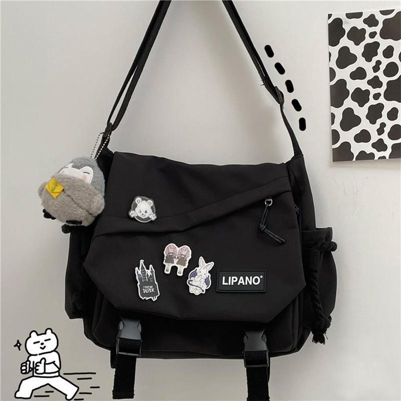 Large Capacity Shoulder Bag Male Japanese Harajuku Retro Tooling ...