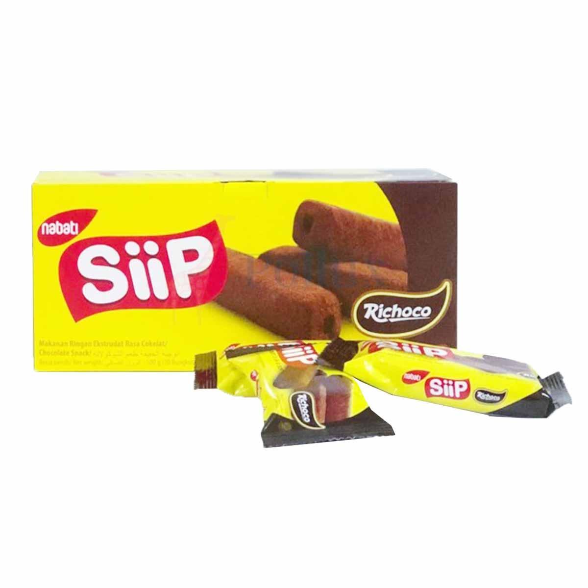 Nabati Siip Richoco 1 Dus [Isi 12 Box] / Snack Rasa Cokelat Jagung Keju ...