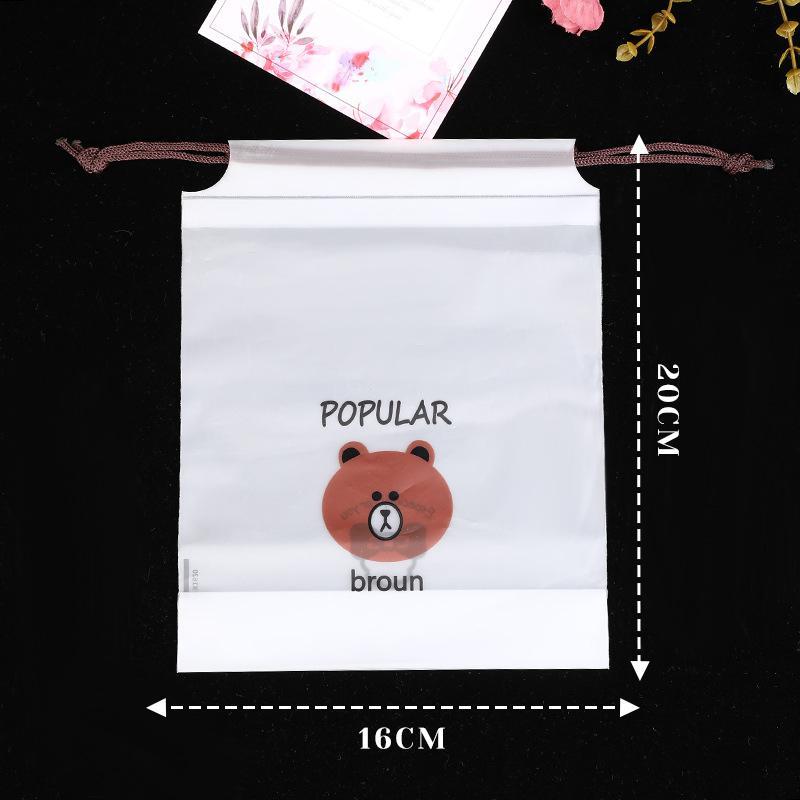 1PCS Frosted Drawstring Bag for Travel Drawstring Packing Bags - TikTok ...