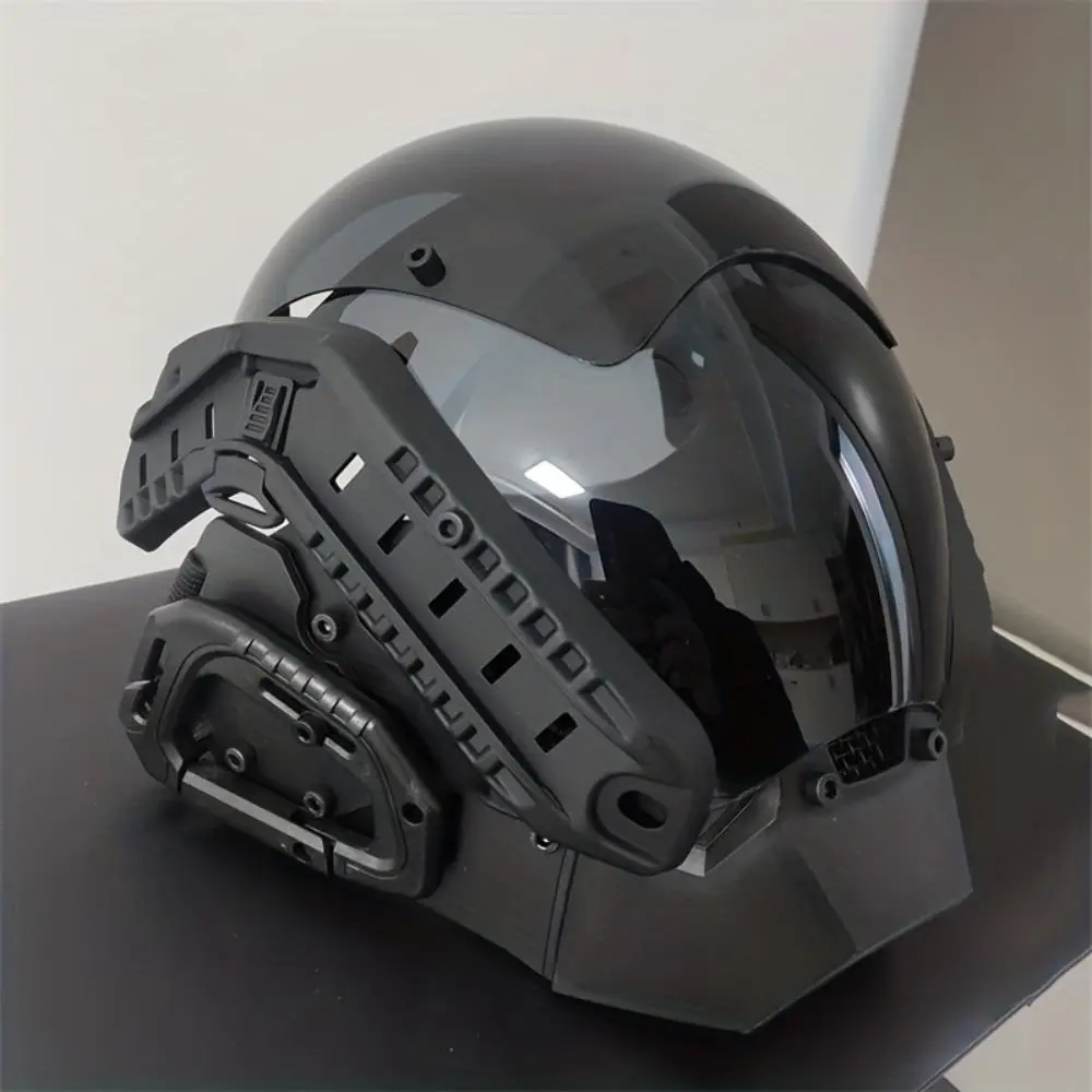 Spring Cool Role Play Face Mask, 1 Piece Futuristic Cool Helmet ...