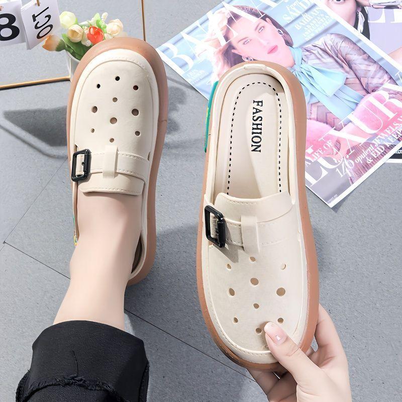 Croc Shoes Spring and Autumn Style Women's Outdoor Fashion Beach ...