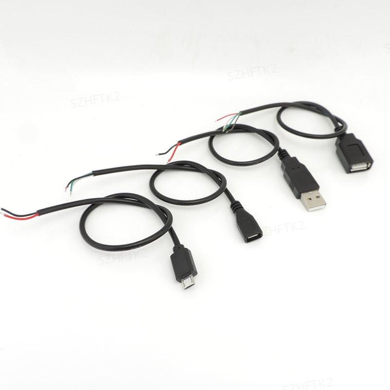 0.3M USB 2.0 Type A Male female 2Pin 4pin micro USB repair welding ...