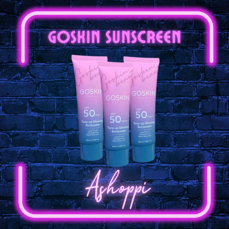 [ORIGINAL HQ] GOSKIN SUNSCREEN GO SKIN BEAUTY SUNSCREEN SPF50 - TikTok ...