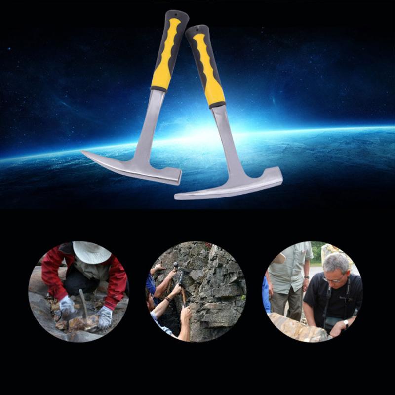 MING5 Rock Pick Hammer with Pointed Tip Geological Hammer with - TikTok ...