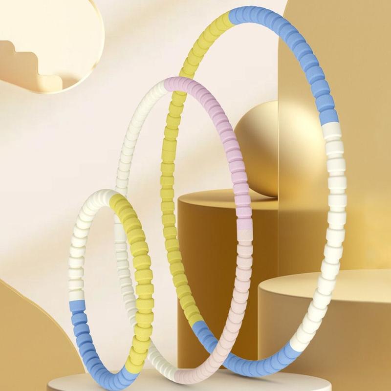 Durable Detachable Yoga Fitness Hoops Adjustable 3/4/5/6 Sections ...