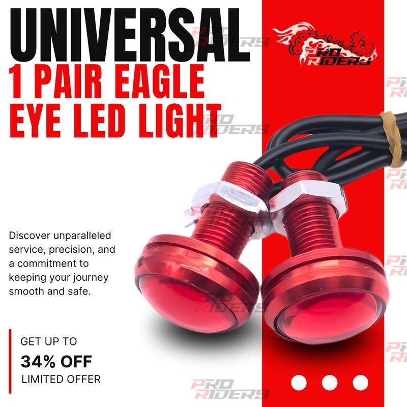 1 PAIR EAGLE EYE LED UNIVERSAL FOR MOTORCYCLE - TikTok Shop Philippines
