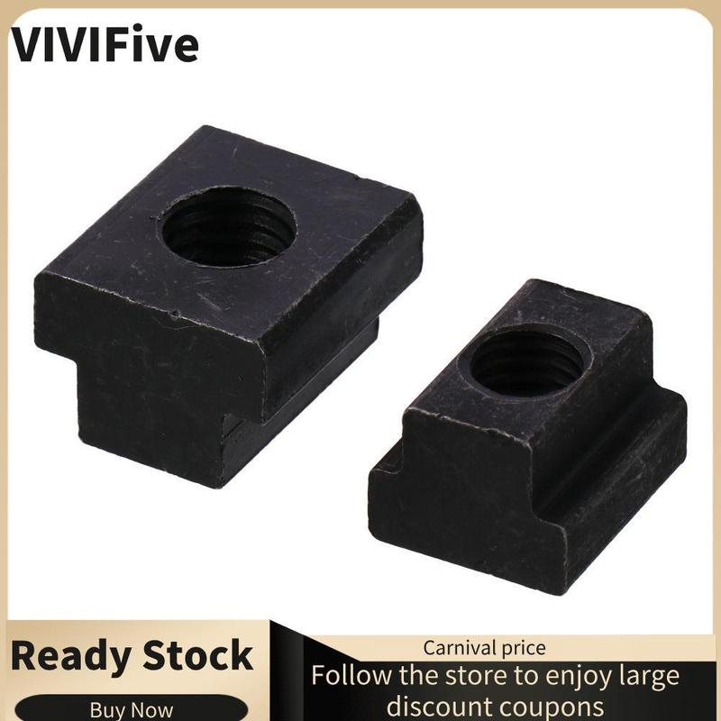 10Pcs Hardware Nuts M6 M8 M10 M12 T Slot Nuts Carbon Steel Black ...