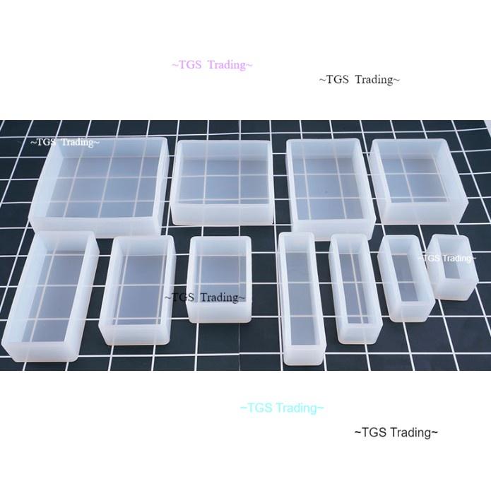 TGS Cuboid mold silicone high mirror cube handmade jewelry resin ...