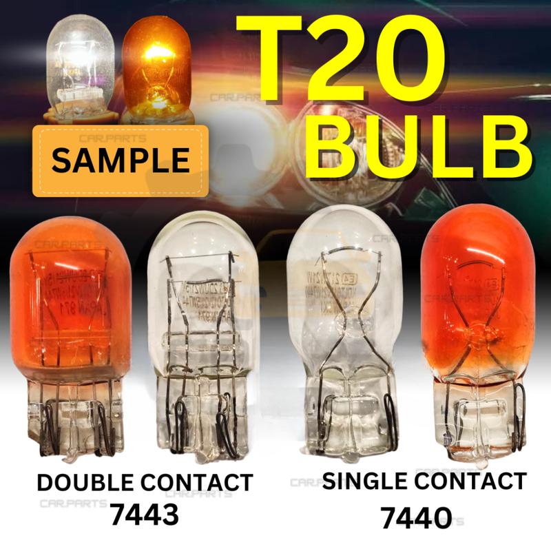 T20 Bulb 3800K 7443 7440 W21 / 5W Halogen Bulb Driving Light - TikTok ...