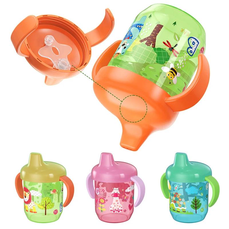 Cute Duckbill Cup Baby Learning Drinking Cup with Double Handle ...