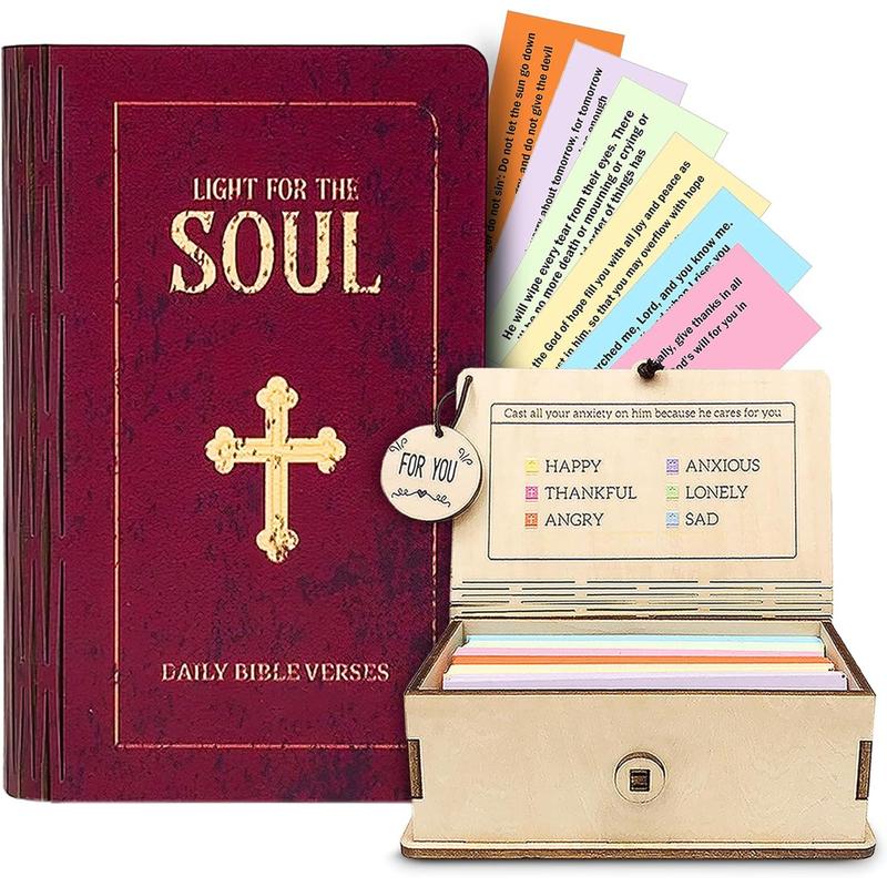 Handmade Verse Cards Box (150 pcs), Verses With Wooden Box - TikTok Shop