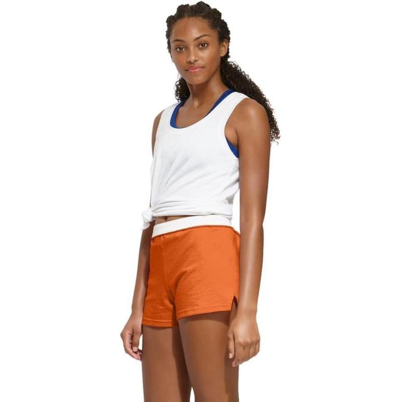 Soffe Girl's Junior Authentic Cheer Short - Comfortable Cotton Blend ...